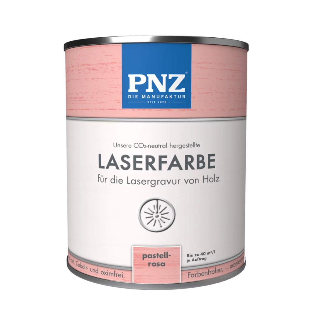 PNZ Laserfarbe PASTELL-ROSA | FEINSCHNITTkreativ