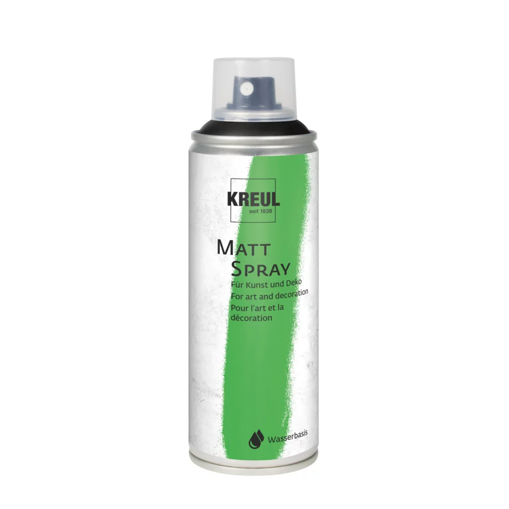 KREUL Matt-Spray SCHWARZ | FEINSCHNITTkreativ