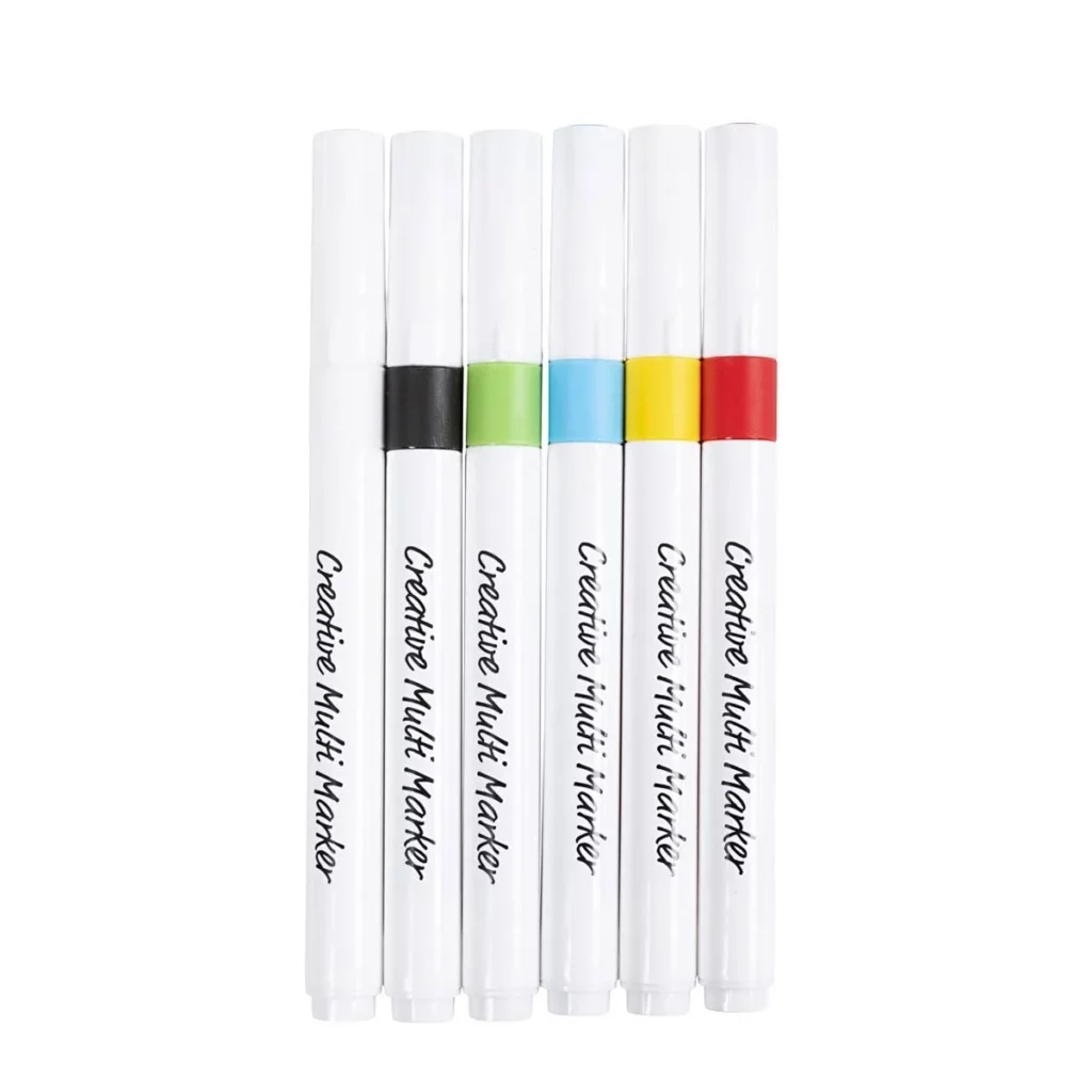 Multimarker (6 Farben) | FEINSCHNITTkreativ